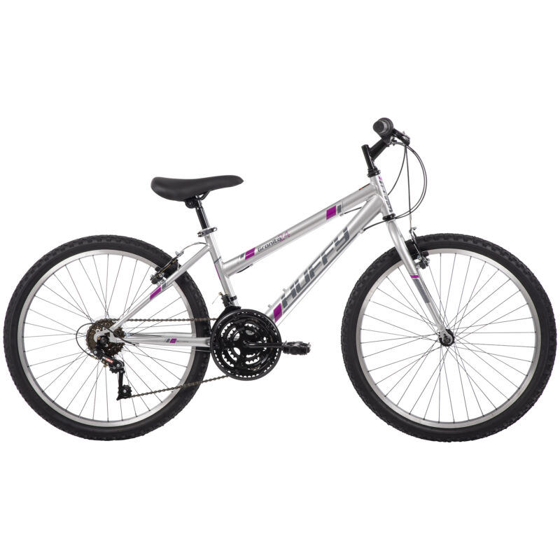 Huffy, Granite Mountain Bike -24 Inch Girls,15 Speed – Silver – ENPBRANDS
