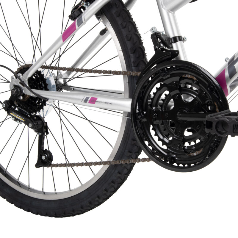 Huffy, Granite Mountain Bike -24 Inch Girls,15 Speed – Silver – ENPBRANDS